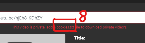 Tutorial: Private videos & playlists (legacy 1.8.7) · jely2002/youtube-dl-gui Wiki · GitHub